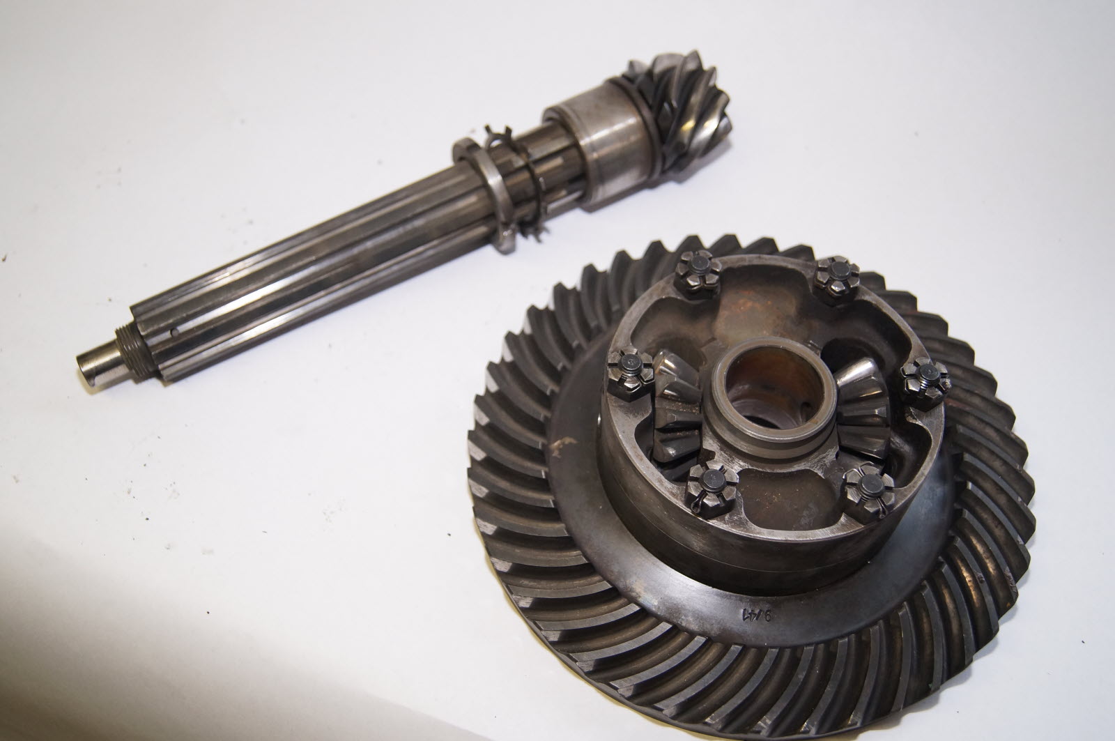 Kramer KA 15 Getriebe Tellerrad 41Z mit Kegelritzel 9Z - Treckergarage